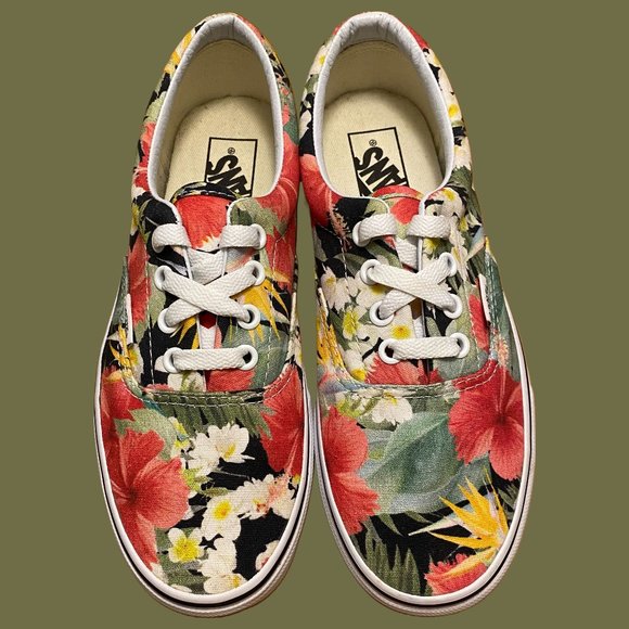 Vans | Shoes | Rare Tropical Floral Vans | Poshmark